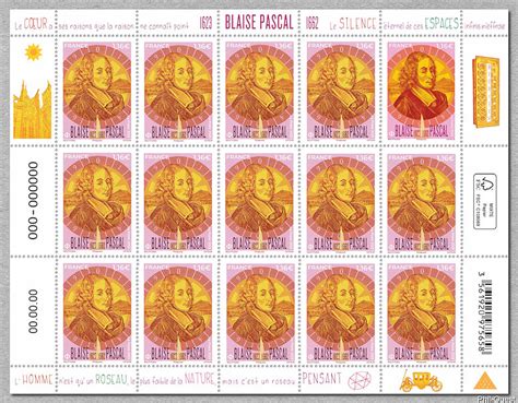 Phil Ouest Timbre De Blaise Pascal
