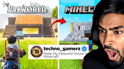 I Made Techno Gamerz Palworld House In Minecraft
