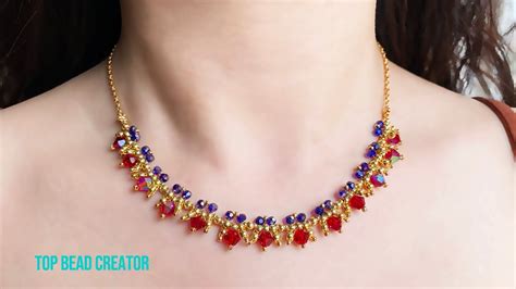 How To Make Beaded Necklace Easy And Simple DIY Necklace YouTube