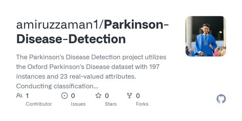 GitHub Amiruzzaman1 Parkinson Disease Detection The Parkinson S