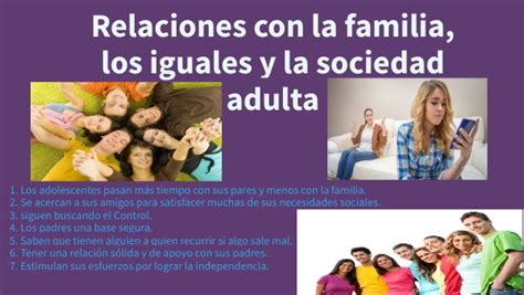 Desarrollo Psicosocial En La Adolescencia Relaciones Con La Familia