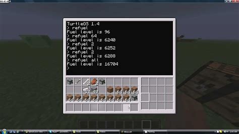 How To Refuel Your Turtle In Computer Craft YouTube