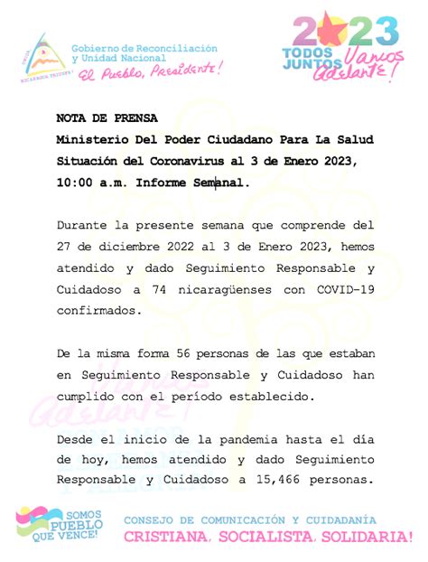 Canal 4 Nicaragua On Twitter Nicaragua Reporta 74 Casos De COVID 19