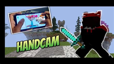 New Touch Control With Handcam Mcpe Minecraft Mcpe Handcam Mobile