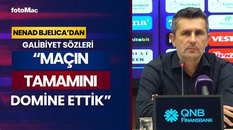 Trabzonspor 3 0 Beşiktaş Nenad Bjelica Maç Sonu Basın Toplantısı YouTube