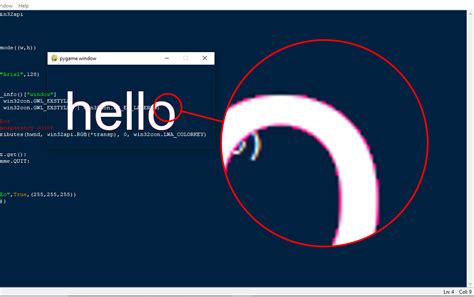 Pygame Transparent Window Alpha Stack Overflow