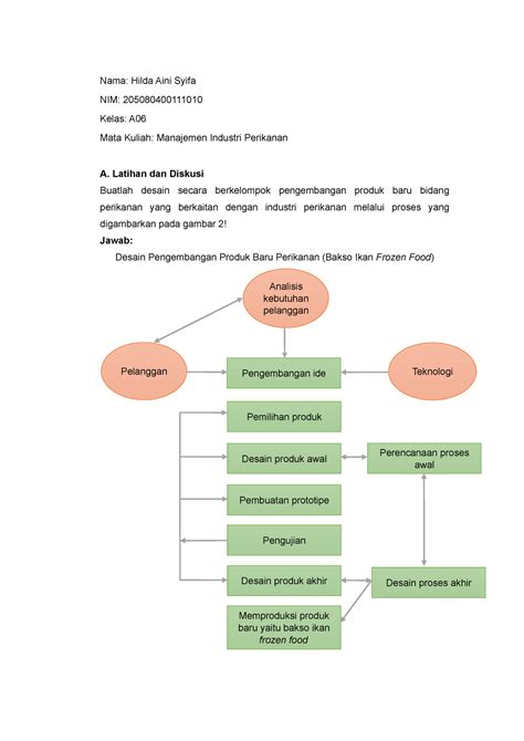 Pengembangan Manajemen Produk Nama Hilda Aini Syifa Nim