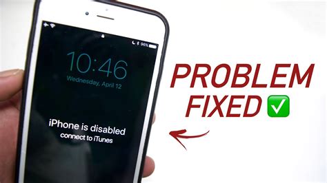 IPhone Is Disabled Connect To ITunes Issue Heres The Fix YouTube