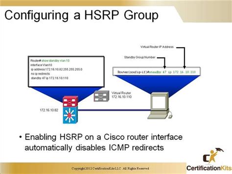 Cisco Ccnp Switch Configuring Hsrp Certificationkits