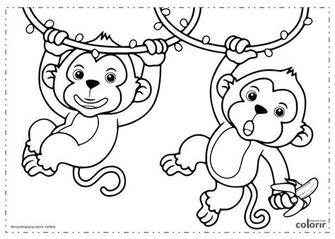 Desenho De Macacos Para Colorir LEARNBRAZ 8200 The Best Porn Website