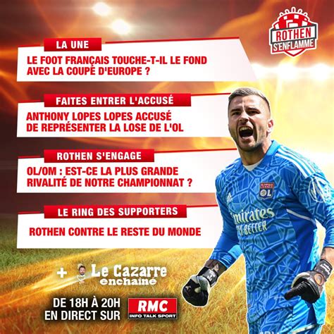 Rothen s enflamme on Twitter On se retrouve à 18h dans