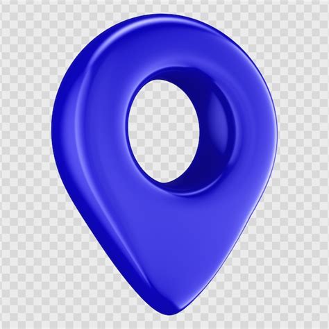 Icono de ubicación 3d para redes sociales Archivo PSD Premium