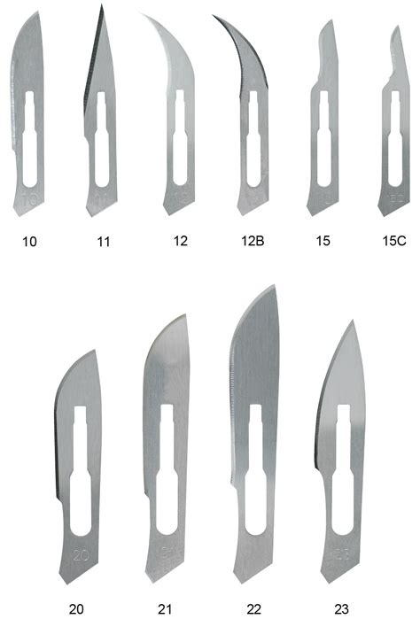 Sterile Surgical Blades With Free Scalpel Knife Handle Medical