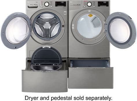 Best Buy LG 4 5 Cu Ft High Efficiency Stackable Smart Front Load