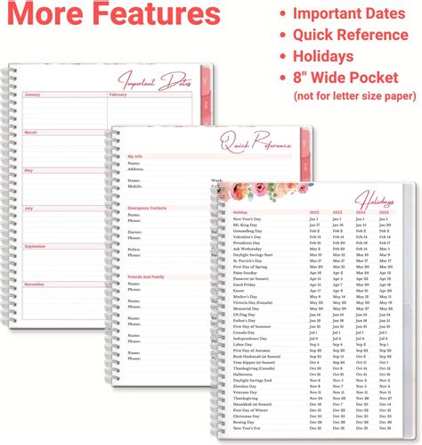 Buy Cranbury Planner Weekly Monthly X Floral Large