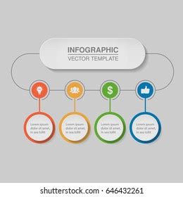 Flowchart Diagram Simply Color Table Presentation เวกเตอรสตอก ปลอด