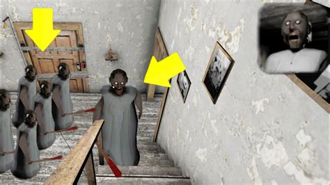 Granny The Horror Game Granny Jumpscare In Every Location In Her House
