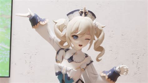 バーバラ、神里綾華、ニィロウ他、計7名のフィギュアをリビングに並べてみました3d Cg Genshin Impact Hoyolab