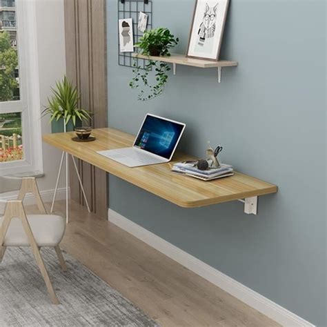 Table Murale Drop Leaf Bureau Pliable Table Murale Rabattable Petit