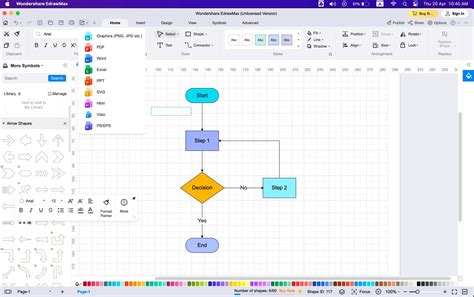 How To Create Process Flowchart Edrawmax Nbkomputer