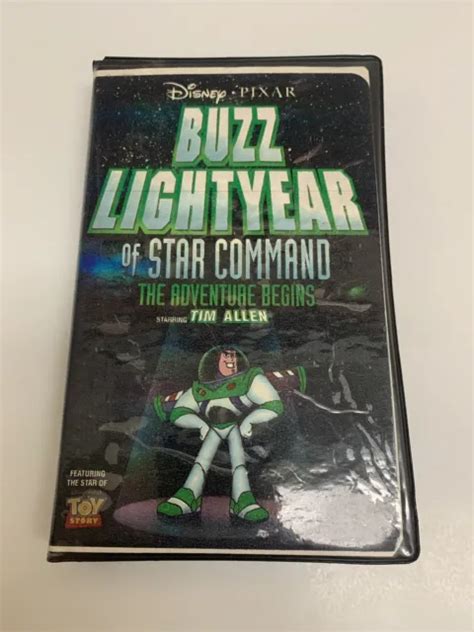 Disney Pixar Buzz Lightyear Of Star Command The Adventure Begins Vhs