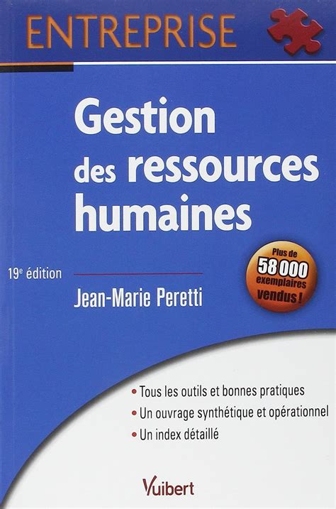 Amazon Fr Gestion Des Ressources Humaines Peretti Jean Marie Livres