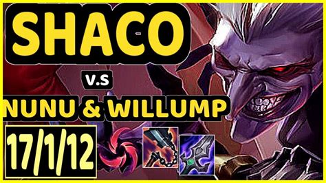 Shaco Vs Nunu Willump Kda Jungle Gameplay Na Ranked