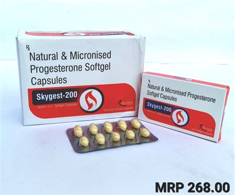 200 Mg Natural Micronized Progesterone Softgel Capsules Packaging Type