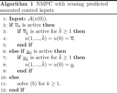 [pdf] accelerated nonlinear model predictive control by exploiting saturation semantic scholar