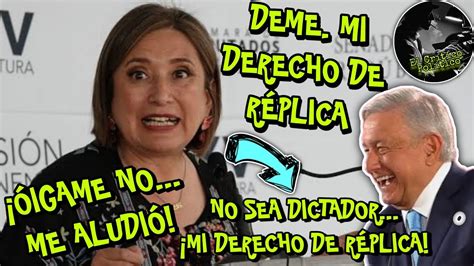 OSO de XÓCHITL GALVEZ por enviar SOLICITUD para ir a la MAÑANERA a