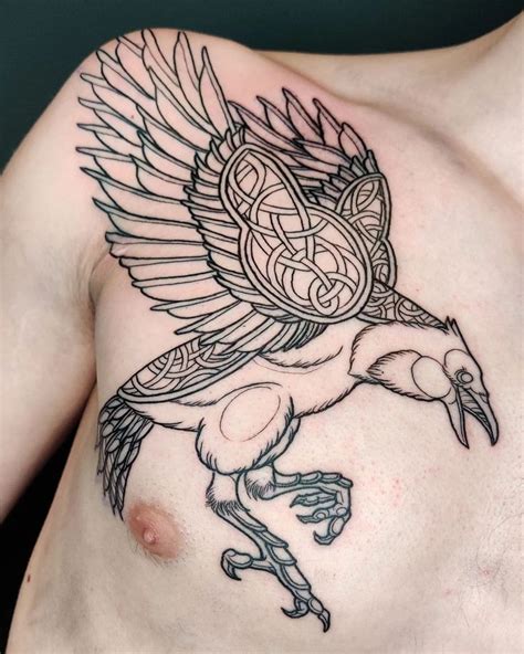 34 Amazing Nordic Raven Tattoos Designs And Meanings In 2024 Raven