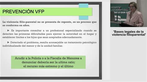 Bases Legales De La Violencia Filio Parental YouTube