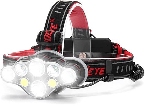 Rechargeable Headlamp Led High Lumen Bright Head Lamp With Red