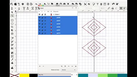 D inkscape à Inkstitch Découper une série de chemins YouTube
