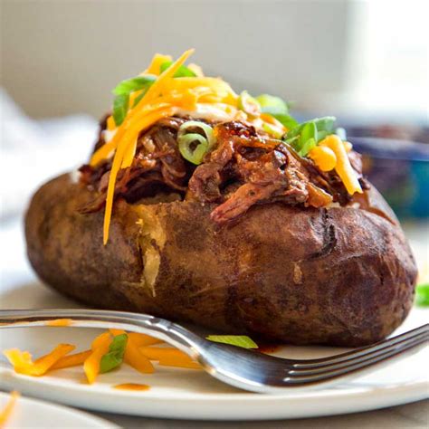 BBQ Beef Stuffed Potatoes Kevin Is Cooking