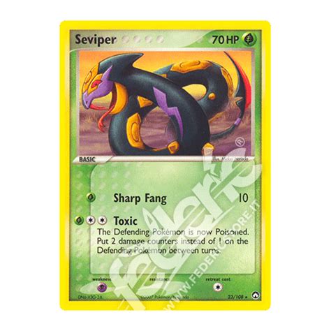 023 108 Seviper Rara ENG MINT Federicstore