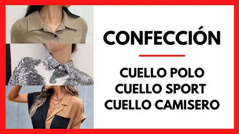Como COSER 3 TIPOS DE CUELLO SPORT CAMISERO Y POLO YouTube