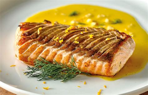 Recetas Salmón sobre salsa de naranja APTC El Corte Inglés