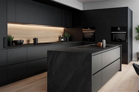 The Dark Marvel Matte Black Kitchen Cabinets For The Discerning