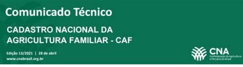 Novo Decreto Inicia A Implementa O Do Cadastro Nacional Da Agricultura