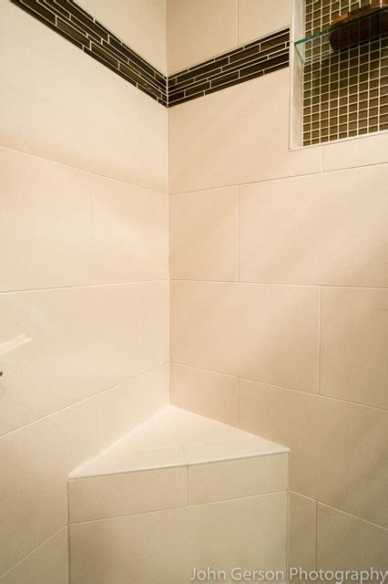 Bathroom Remodel With Shower Corner Bench Seat Rustic Bathroom