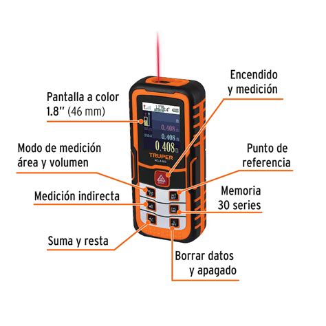 Medidor L Ser De Distancia De Mm A M Truper