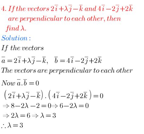 product of vectors intermediate first year 1a chapter 5 problems with solutions maths glow