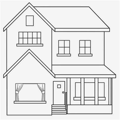 Desenhos De Casas Para Colorir E Imprimir