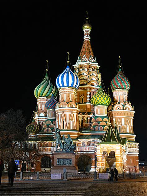 Impressive Cathedral Architecture In Moscow The Saint Basil Colorful