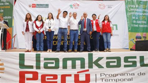 Programa Llamkasun Del Mtpe Trasfiere S Millones Para Generar Cerca