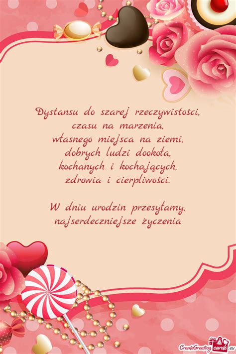 W dniu urodzin przesyłamy najserdeczniejsze życzenia Darmowe kartki