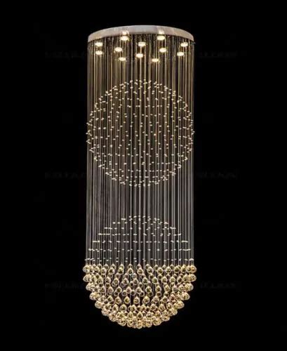 Lustre De Cristal Leg Timo Globo Duplo Di Metro C Cm Cor Branco