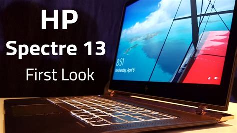 The World S Thinnest Laptop HP Spectre 13 YouTube