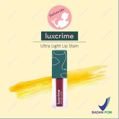 Jual Luxcrime Ultra Light Lip Stain Shopee Indonesia